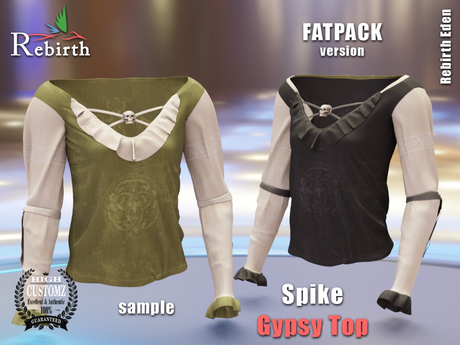 Second Life Marketplace - Spike outfit for REBIRTH Eden body - MEGA FATPACK