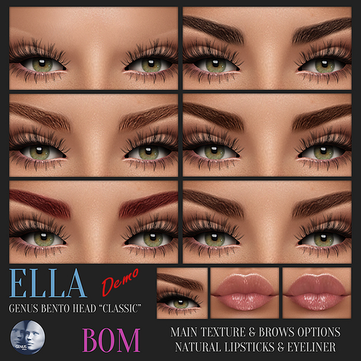 Second Life Marketplace - DEMO | DREAM INK "Genus Mesh Head Appliers ...