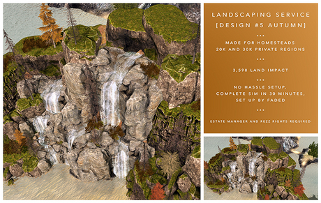 Second Life Marketplace - [F] Landscape 5 - Wildwood Isles - AUTUMN (HS ...