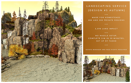 Second Life Marketplace - [F] Landscape 5 - Wildwood Isles - AUTUMN (HS ...