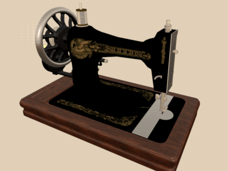 Second Life Marketplace - Vintage sewingmachine