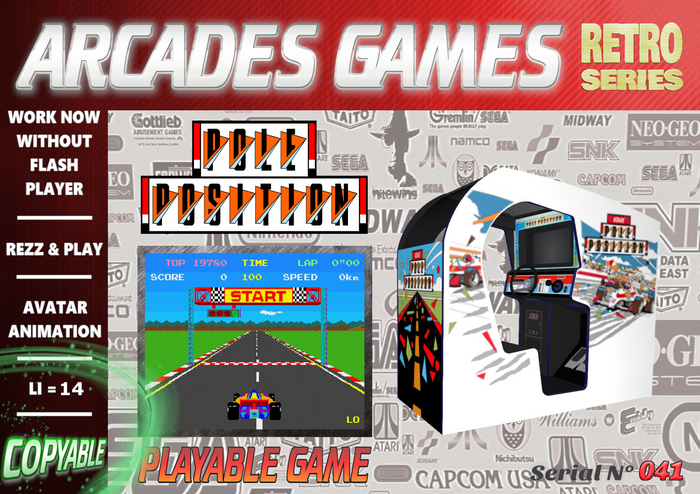 Second Life Marketplace - [041] = Pole Position = Retro Arcades Games ...