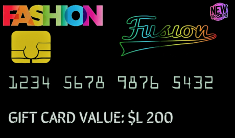 Second Life Marketplace - Fusion Fashion Gift Card