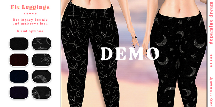 Second Life Marketplace - +Dopamine Dream+ Fit Leggings +DEMO+