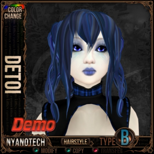 Second Life Marketplace - =^.^= Curious Kitties - Color Change Hair ...