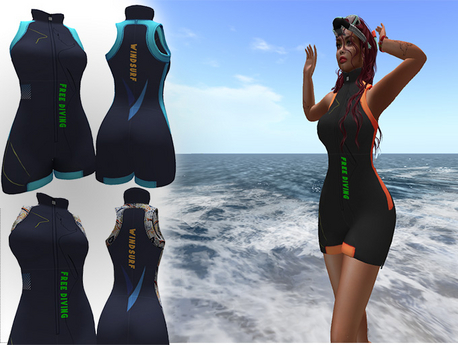 Second Life Marketplace - SUISUI//Shell Wetsuit -Fatpack -Box
