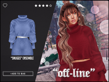 Second Life Marketplace - "Off-Society" x "Snuggs" Set / Pigeon