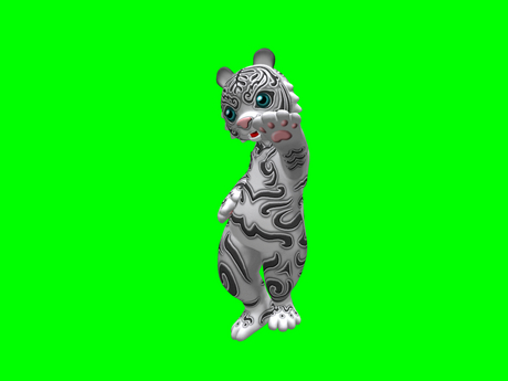 Second Life Marketplace - Risusipo:white-tiger_Avatar_DEMO