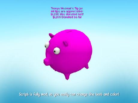 Second Life Marketplace - OINX the Piggy Bank
