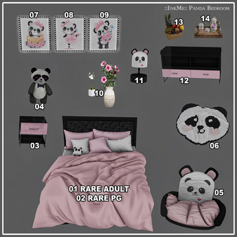 Second Life Marketplace - ::InkMe:: Panda Bedroom 04