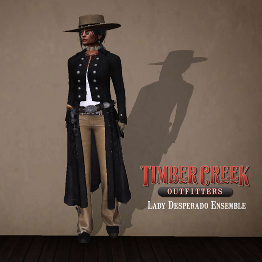Second Life Marketplace - [Timber Creek] Lady Desperado Ensemble