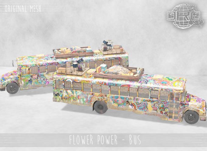 Second Life Marketplace - -DRD- Flower Power - Bus