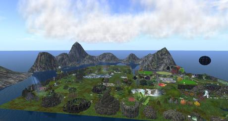 Second Life Marketplace - sim surrounding by felix Mountain surround ...