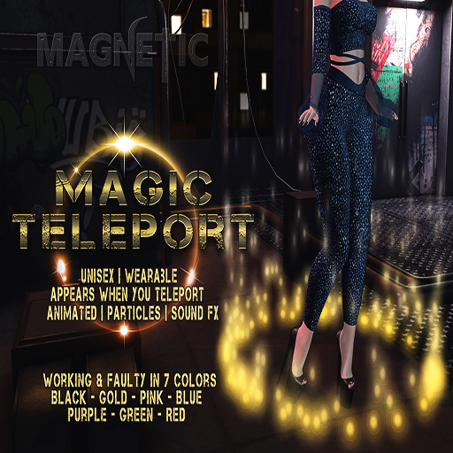 Second Life Marketplace - Magnetic - Magic Teleport (rezz box)