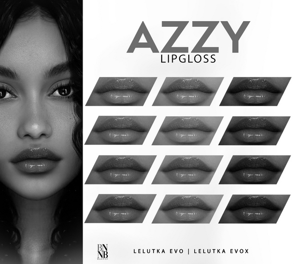 Second Life Marketplace - BNNB MAKEUP DEMO: Azzy Lipgloss