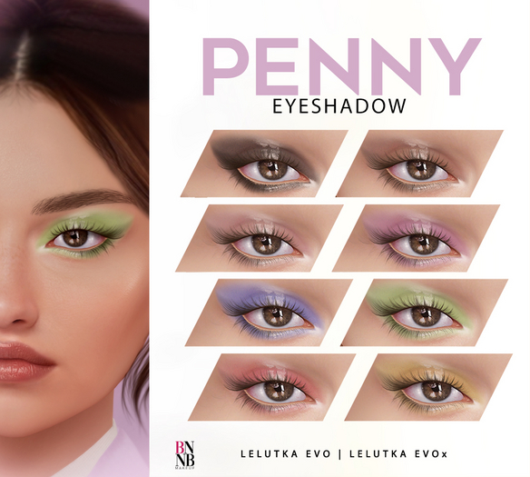 Second Life Marketplace - BNNB MAKEUP: Penny Eyeshadow