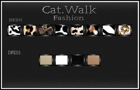 Second Life Marketplace - Cat.Walk-Jackie Fishnet Dress Bikini ANIMAL ...