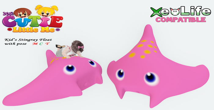 Second Life Marketplace - {CLM} KIDS STINGYRAY FLOAT w Pose (Xeolife ...