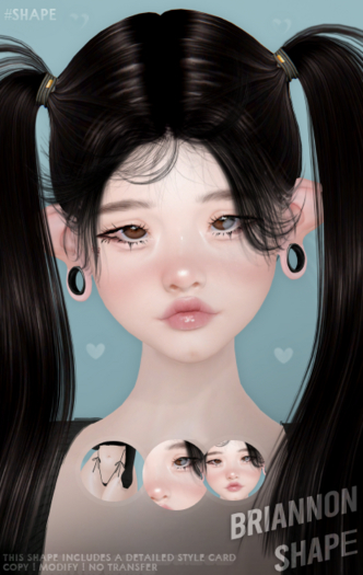 Second Life Marketplace - .choory. Mira / Briannon Shape