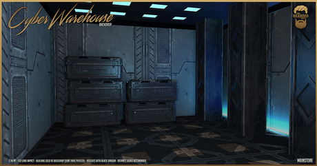 Second Life Marketplace - Cyber Warehouse Backdrop - The Bearded Guy