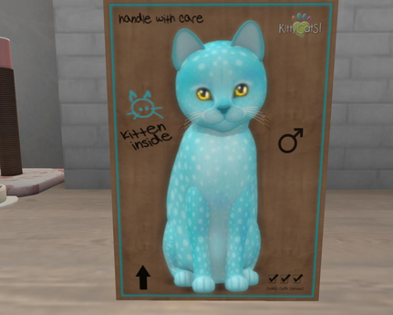 Second Life Marketplace - KittyCatS Box - Cheetah Blue Raspberry