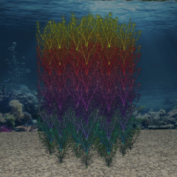 Second Life Marketplace - Tintable Needles Kelp10M Round Cluster, .5LI