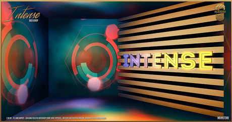 Second Life Marketplace - Intense Backdrop - The Bearded Guy