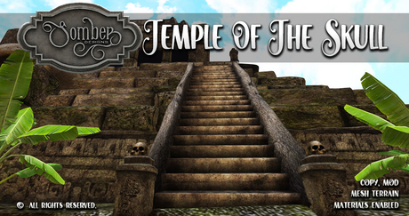 Second Life Marketplace - Pyramid. Mayan Temple, Temple Of The Skull ...