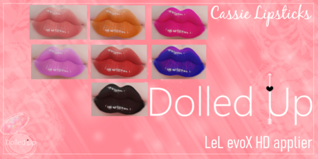 Second Life Marketplace - Dolled^Up- Cassie Lips EvoX HD applier