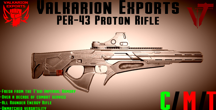 Second Life Marketplace - [Valkarion Exports] PER-43 Mk. VI Proton Rifle