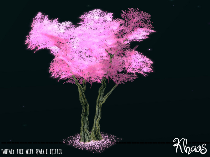 Second Life Marketplace - Khaos's PINK fantasy tree with sparkles