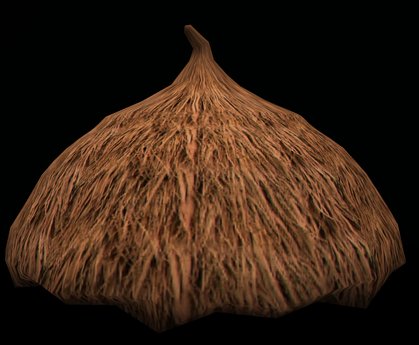Second Life Marketplace - Schendi Concepts Round Thatch Roofs - Sculpt ...