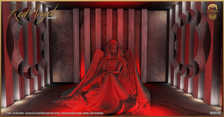 Second Life Marketplace - Red Angel Backdrop - The Bearded Guy