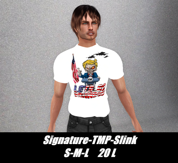 Second Life Marketplace - Reaper Brandon-Trump-Mens' mesh shirt