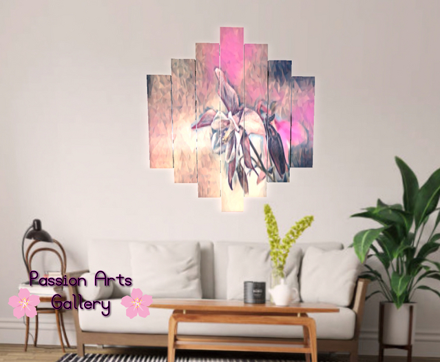 Second Life Marketplace - PASSION ARTS GALLERY - Columbine Panel Art
