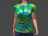 Second Life Marketplace - Tie Dye T-Shirt Women's Design #8