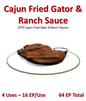Second Life Marketplace - DFS Cajun Fried Gator & Ranch Sauce (DFS ...