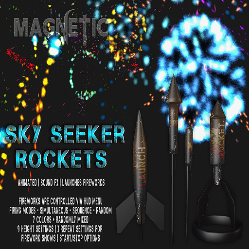Second Life Marketplace - Magnetic - Sky Seeker Rockets (ADD ME)