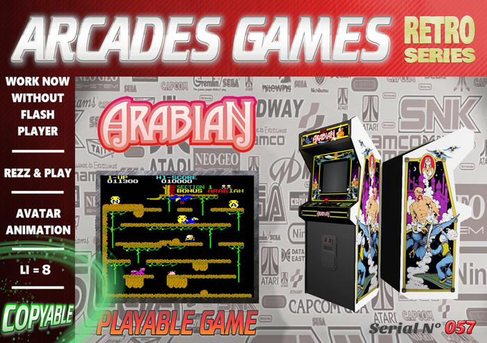 Second Life Marketplace - [057] = Arabian = Retro Arcades Games