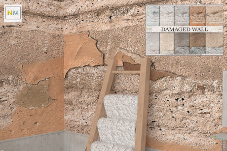 Second Life Marketplace - Damaged Wall