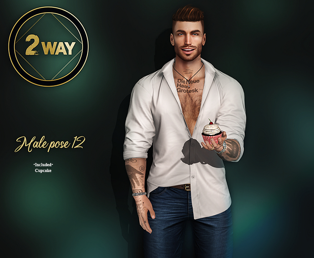 Second Life Marketplace - 2way - Male Pose 12