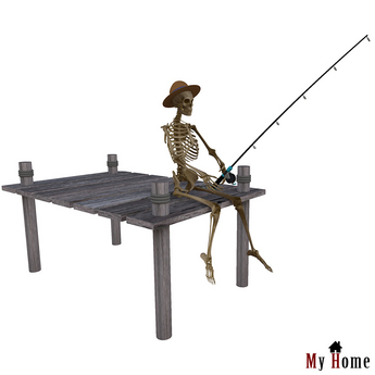 Second Life Marketplace - [My Home] Fishing skelly