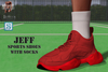 Second Life Marketplace - MJB Red Jeff Sports Shoes With Socks