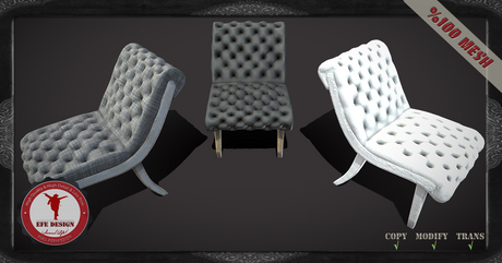 Second Life Marketplace - (Efe Design) Chesterfield Armchair Fatpack ...