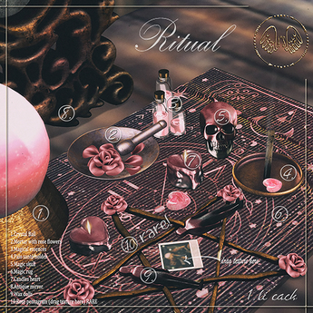 Second Life Marketplace - 2. A*S RITUAL_Mortar with rose flowers