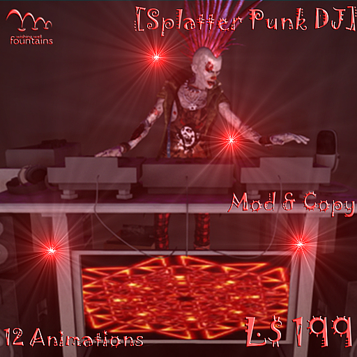 Second Life Marketplace - [Splatter Punk DJ] Vendor Wishing Well Fountains
