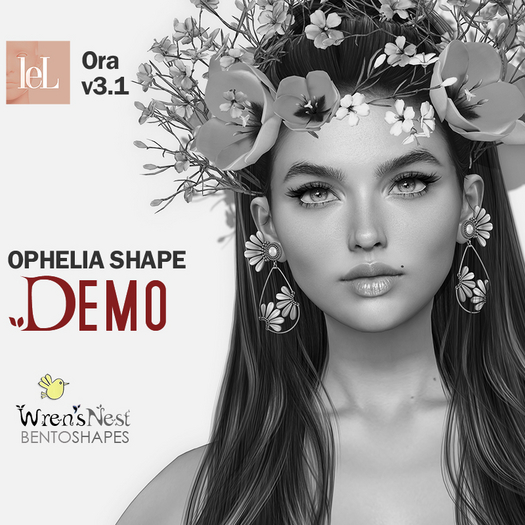 Second Life Marketplace - { wren's nest } Ophelia DEMO shape (LeLutka ...