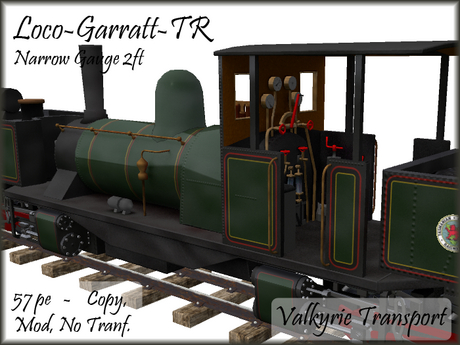 Second Life Marketplace - K1 Garratt TR Trainset (box)