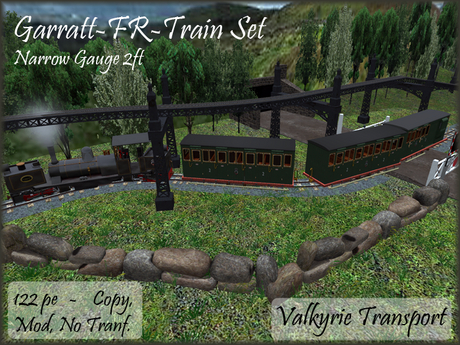 Second Life Marketplace - K1 Garratt FR Trainset (box)