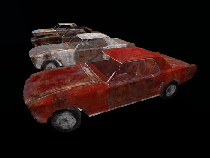 Second Life Marketplace - Full Perm Vehicles "Old rusted American sport ...